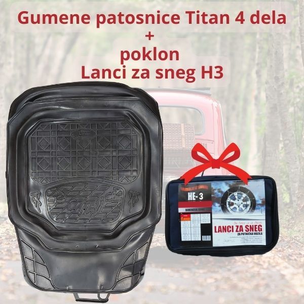 Patosnice gumene Titan plus poklon Lanci za Sneg He3 - Kupi Dobro